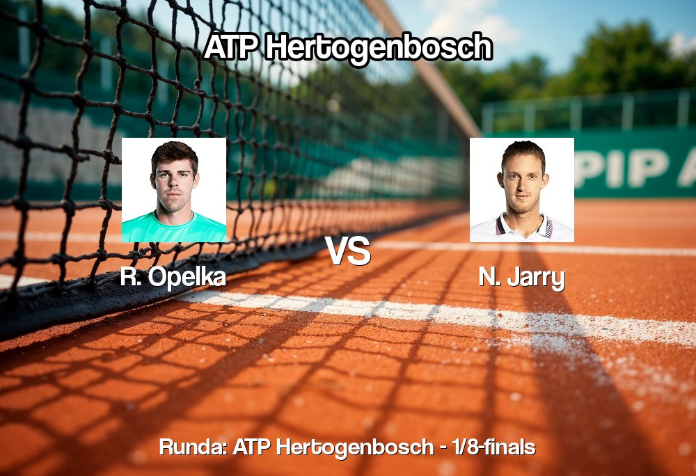 R. Opelka - N. Jarry (2025-06-12 13:30 ATP Hertogenbosch - 1/8-finału ... R. Opelka - N. Jarry (2025-06-12 13:30 ATP Hertogenbosch - 1/8-finału ...